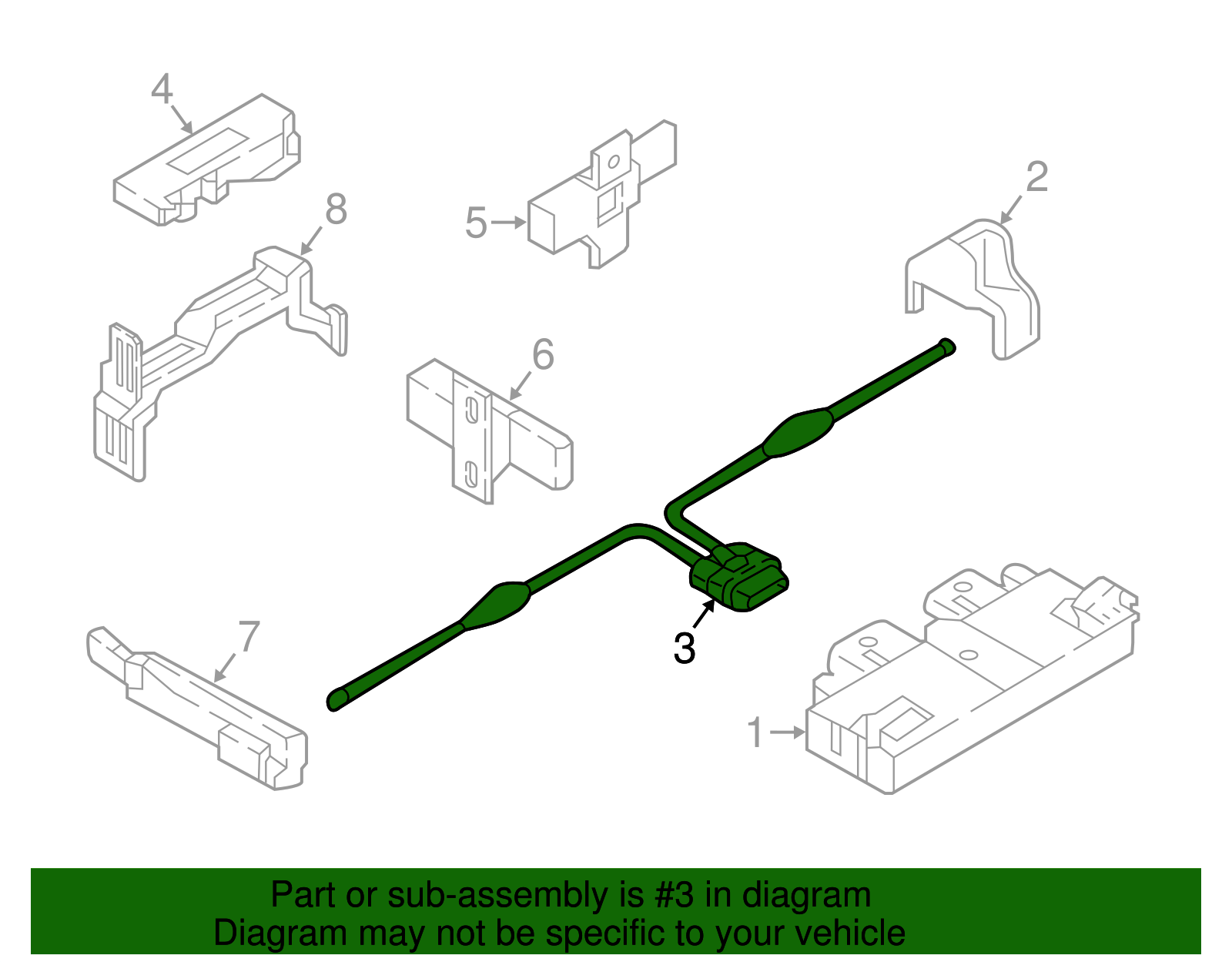 8W0-962-239 - High-Quality Keyless Entry Module Connector for 2017-2024 ...