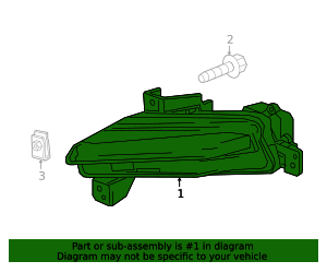 2019-2024 Chevrolet Camaro Passenger Side Daytime Running Lamp 84756154 ...