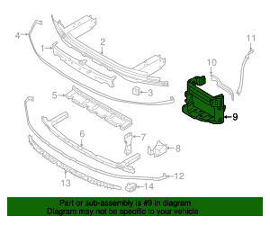 51-11-7-357-184 - Bumper Impact Bar Bracket 2016-2023 BMW ...