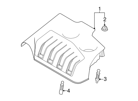 Engine Appearance Cover for 2014 Ford Edge | QuirkParts