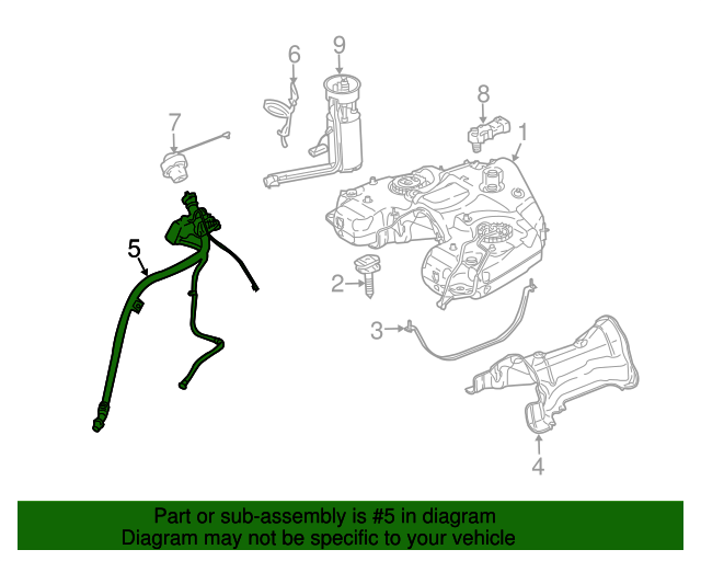 164-470-19-20 - Fuel Filler Neck 2006-2011 Mercedes-Benz ...