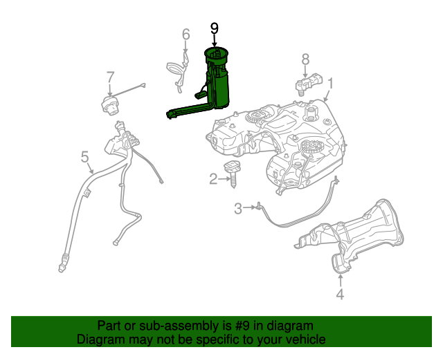 164-470-11-94 - Electric Fuel Pump 2007-2011 Mercedes-Benz ML 63 AMG ...