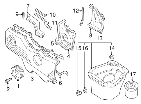 Outer Timing Cover Gasket - Subaru (13594AA052) | Subaru Parts