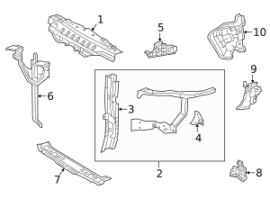 2016-2022 Lexus Plate 53718-0E090 | Lexus Of West Kendall Parts