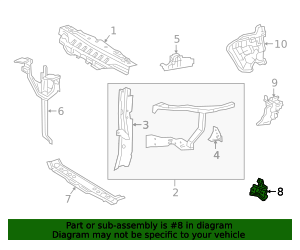 2016-2022 Lexus Plate 53717-0E090 | OEM Parts Online