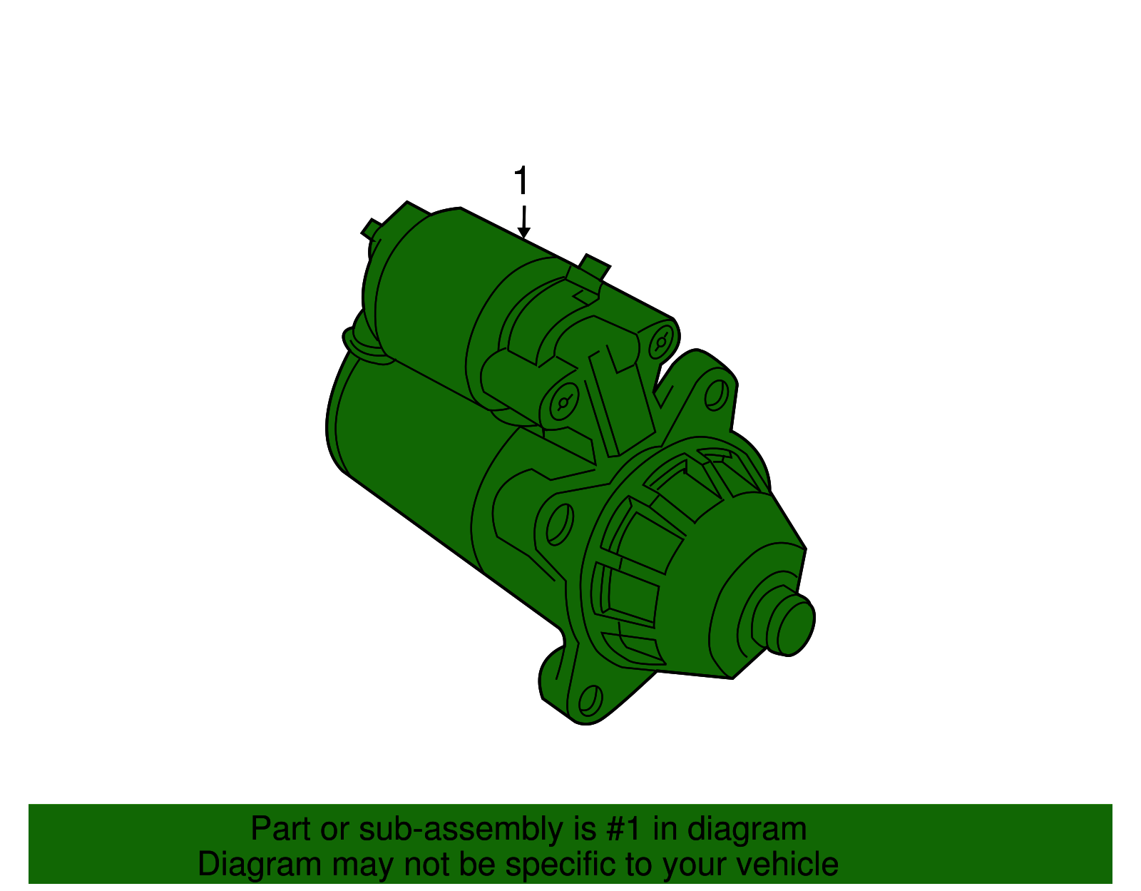 2002-2019 Ford Starter Motor DL3Z-11002-A | Ford OEM Parts Outlet