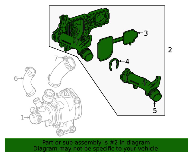 Thermostat 256-203-37-00 | Mercedes-Benz Parts