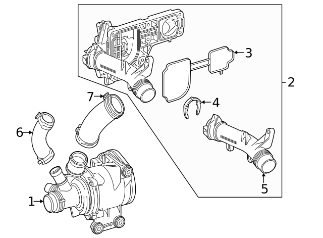Thermostat 256-203-37-00 | Mercedes-Benz Parts