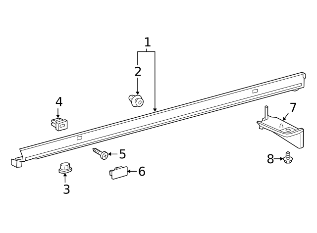 65632-76020 - Mud Flap 2019-2024 Lexus | AutoNation Parts