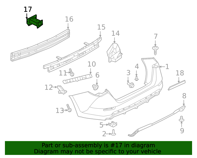 2020-2024 Nissan Sentra Reinforced Bracket H5211-6LBMA | My Nissan Part
