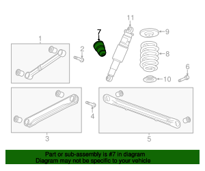2000-2020 GM Axle Bumper 15039397 | Chevy Parts Pro
