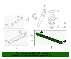 2000-2020 GM Rear Suspension Lateral Link 22902203 | GMPartsDirect.com