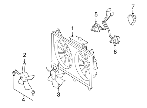 Cooling Fan for 2003 Lexus LS430 | Lexus of Pembroke Pines Parts