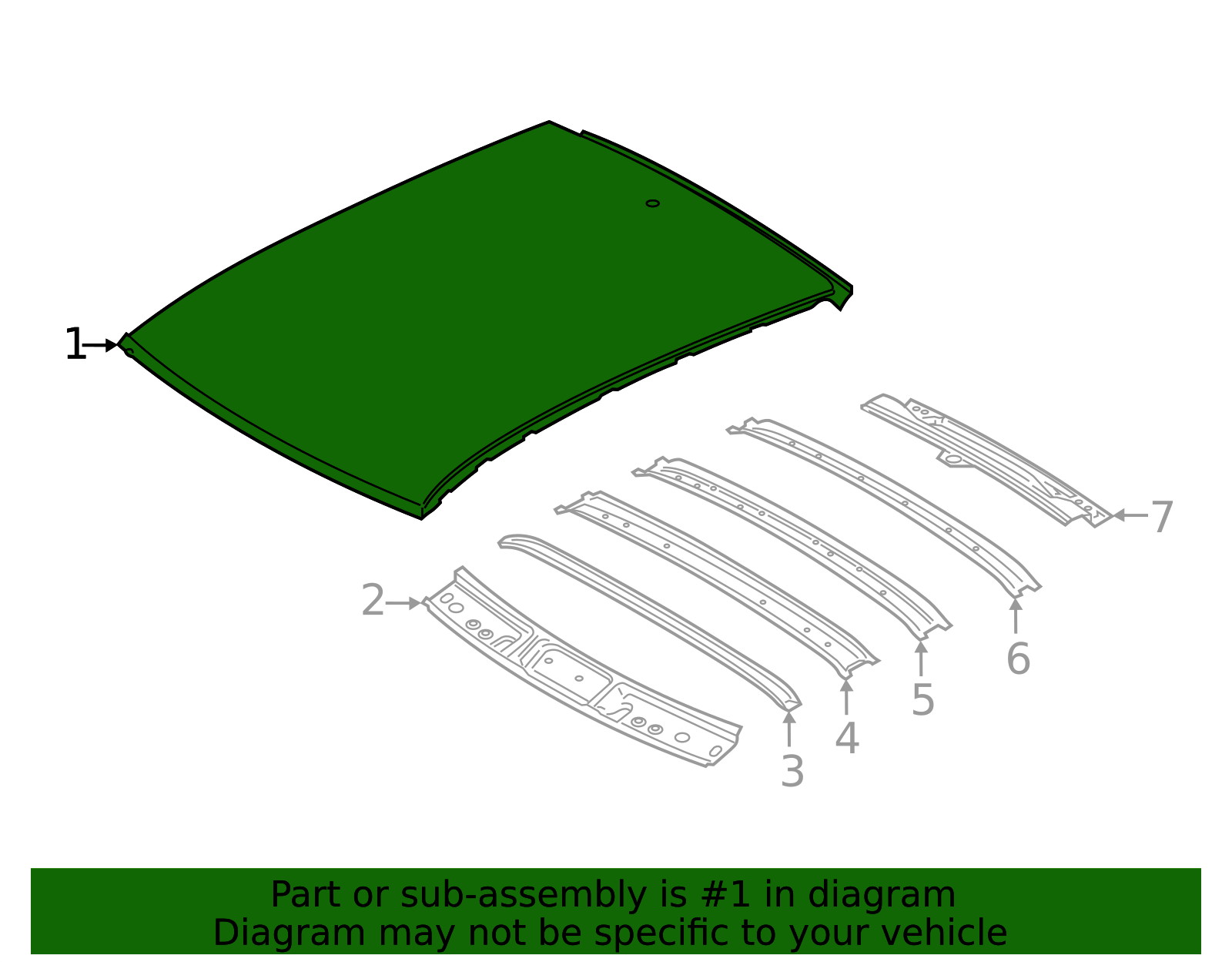 2019-2022 Hyundai Roof Panel 67111-J3000 | OEM Parts Online