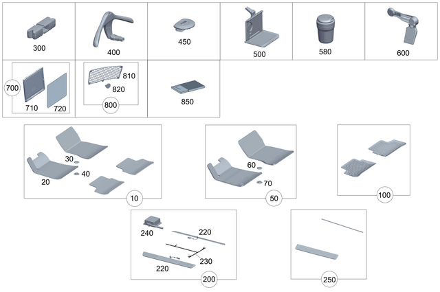 118-680-75-00 - Cover Rail 1954-2025 Mercedes-Benz | Mercedes-Benz USA ...