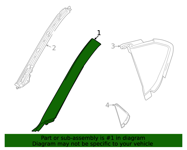 2020-2023 Chevrolet Corvette Primed Front Passenger Side Upper Body ...