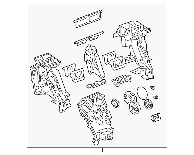 23360884 - Air Conditioning Evaporator and Blower Case 2016-2020 GM ...