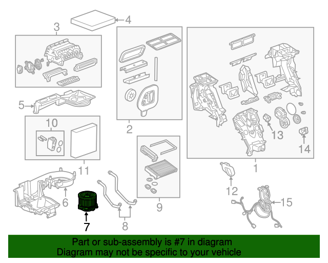 2016-2020 GM Blower Motor 84727759 GM | GMPartsDirect.com