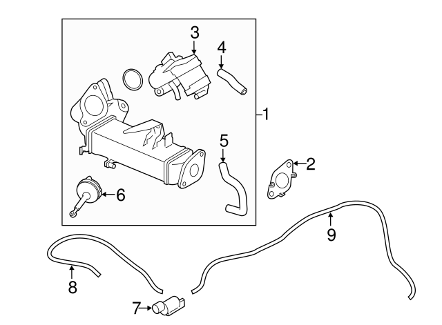 2014-2015 BMW Engine Coolant Hose 11-71-8-519-152 | OEM Euro Parts