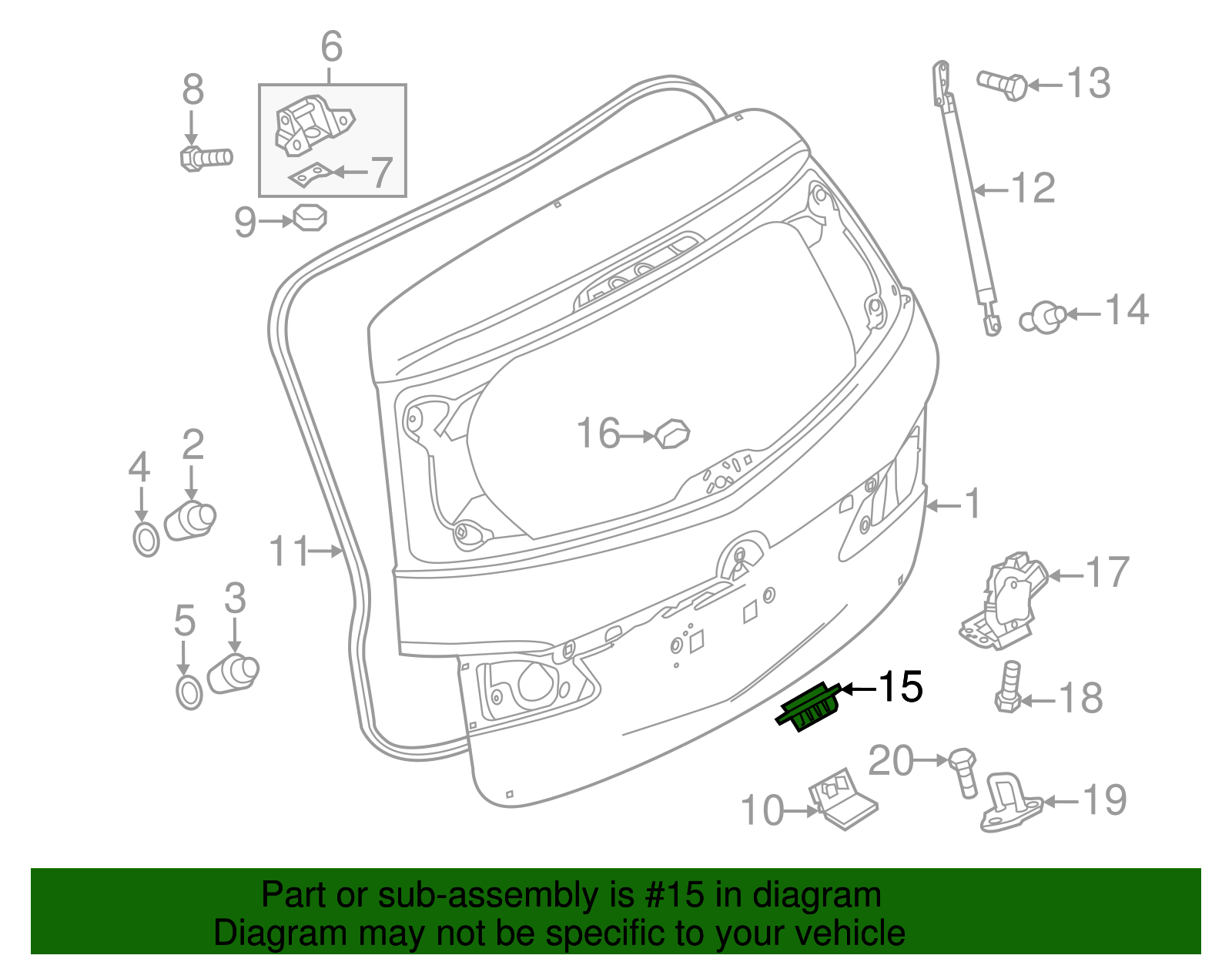 C513-62-4B0 - 2012-2015 Mazda 5 - Release Switch | Mazda Part Direct