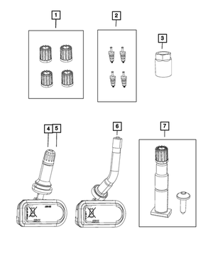 2019-2024 Ram 3500 Tire Pressure Sensor 68377546AF | Mopar eStore