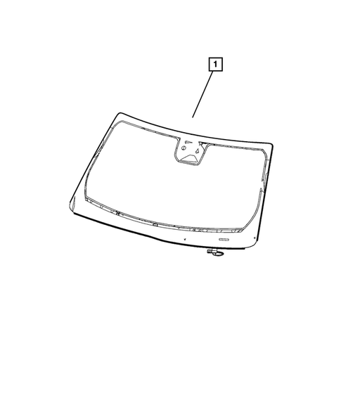 Glass and Interior Rearview Mirror for 2021 Jeep Grand Cherokee L ...