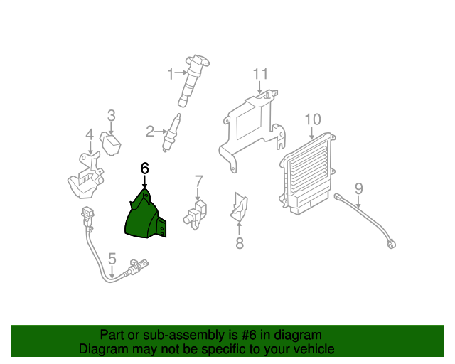 39181-25200 - Crankshaft Sensor Cover 2010-2022 Kia | Kia.Parts Store