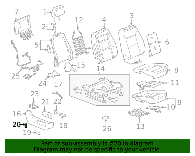 84497607 - Knob 2020-2024 GM | Gateway Buick GMC Parts