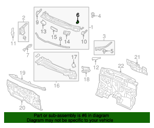 74206-TR0-A00 - Cap Cowl Top - 2012-2015 Honda Civic | Honda Factory Parts