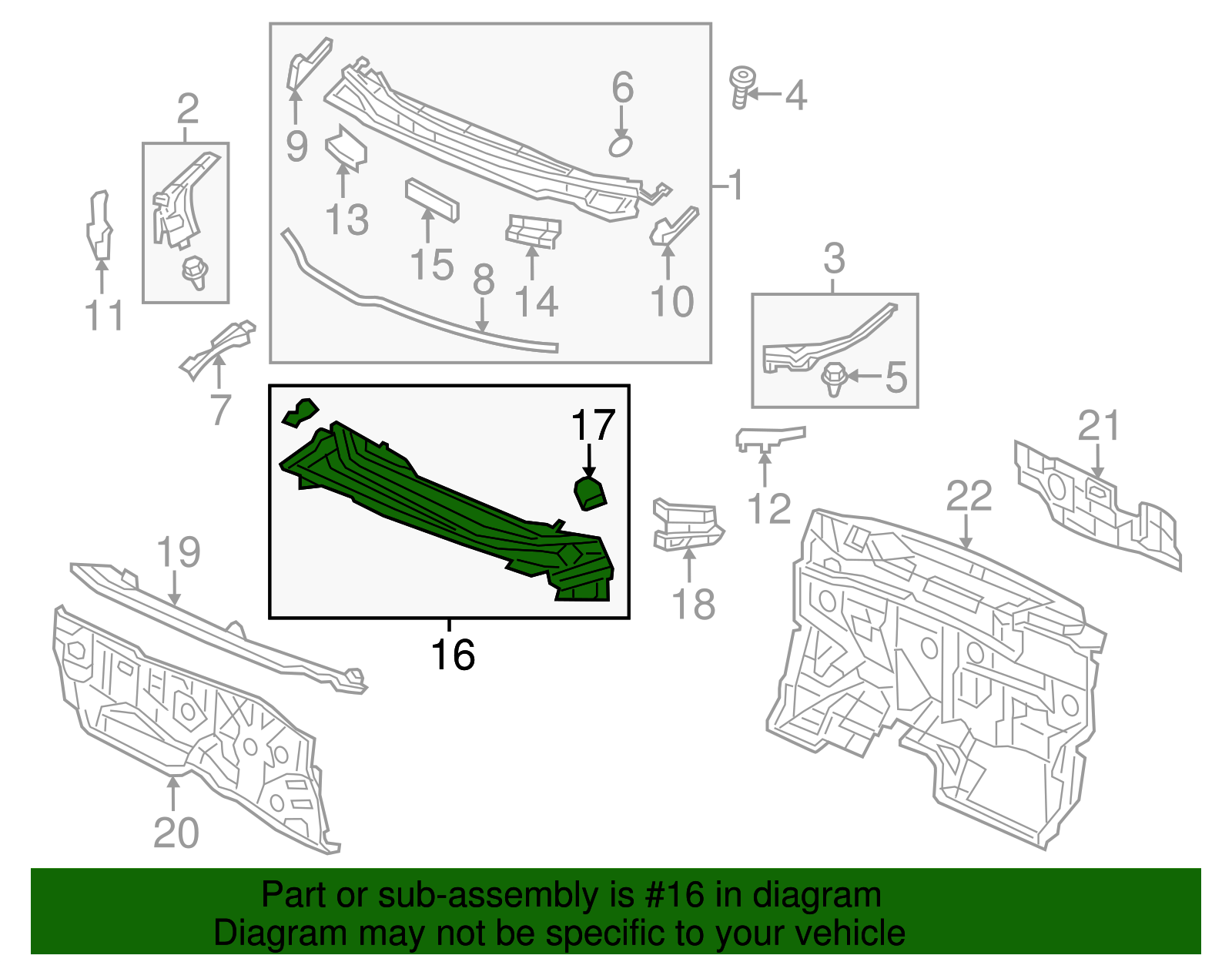 61100-TR0-A00ZZ - 2012 Honda Civic - Dashboard (Upper) | Genuine Honda ...