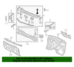 74206-TR0-A00 - Cap, Cowl Top - 2012-2015 Honda Civic | Honda Car Parts ...