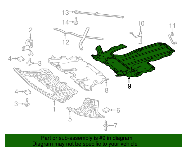 213-524-58-00 - Rear Shield 2017-2023 Mercedes-Benz | Mercedes-Benz USA ...