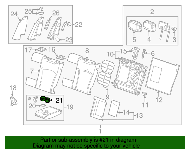 2013 Cadillac XTS Cup Holder 13579066 | GMPartsDirect.com