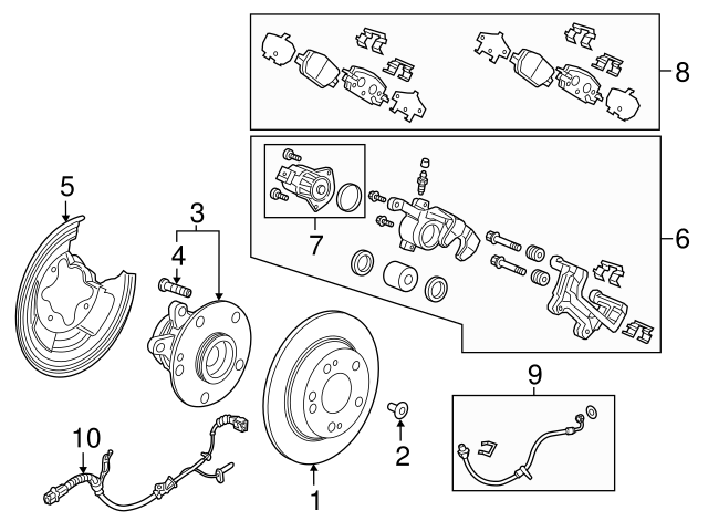 43022-TLA-A00 - Brake Pads 2017-2019 Honda CR-V | Toronto Honda Parts