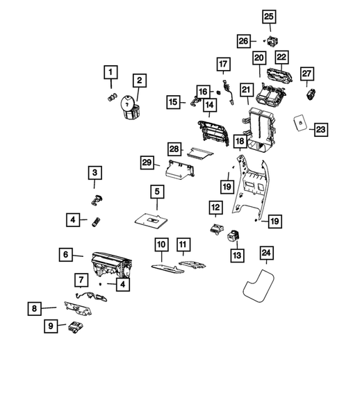 Consoles for 2024 Jeep Grand Cherokee | Mopar eStore
