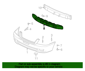 86520-3C000 - Absorber 2001-2002 Kia Optima | Kia.Parts Store