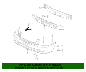 86516-3C000 - Upper Bracket 2001-2002 Kia Optima | Kia.Parts Store