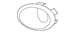 Genuine OEM Lamp Bezel Part# LR021951 Fits 2011-2012 Land Rover LR2: Up ...