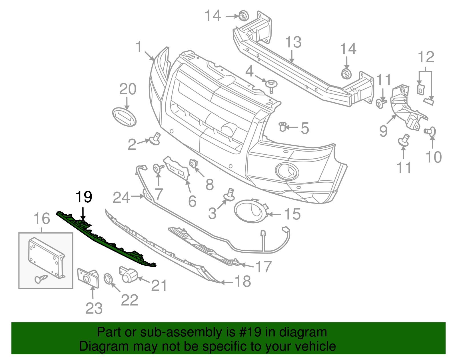 LR003112 - Lower Cover 2008-2015 Land Rover LR2 | Land Leaping Genuine ...