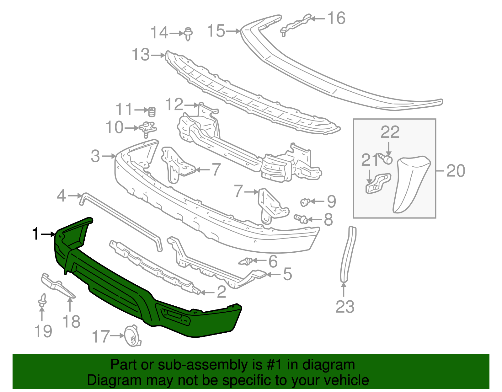 1999-2002 Toyota 4Runner Valance Panel 53911-35912 | Toyota Parts Center