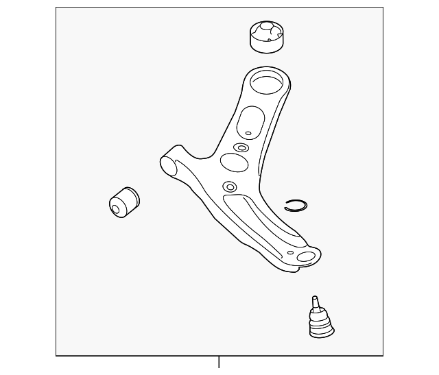 2014-2018 Kia Lower Control Arm 54501-A7100 | Retail Performance Auto Parts