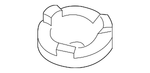 2002-2020 Nissan Air Cleaner Body Rubber Mount 16557-8J000 | TascaParts.com