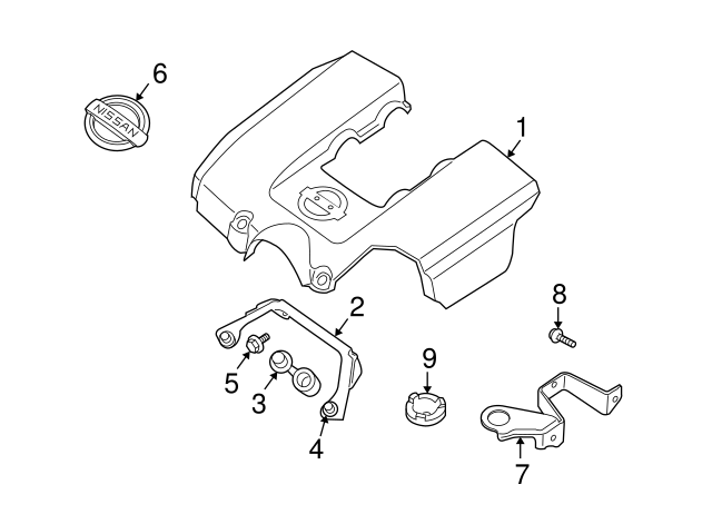 2002-2020 Nissan Air Cleaner Body Rubber Mount 16557-8J000 | TascaParts.com