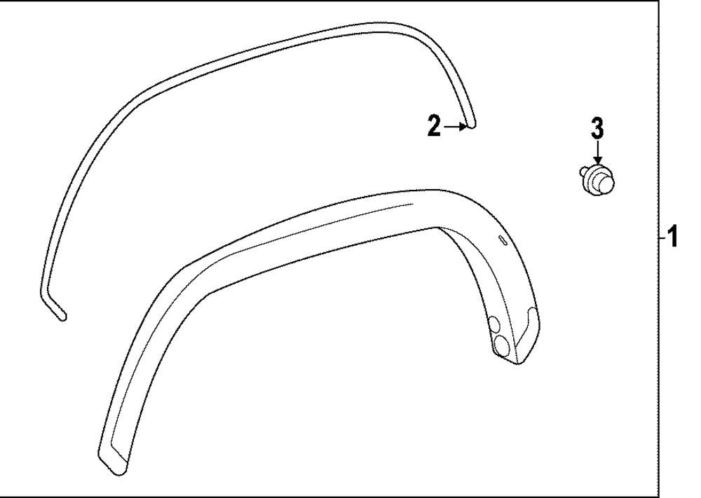 75087-0C900 - 2022-2024 Toyota Tundra - Wheel Opening Molding | Sparks ...