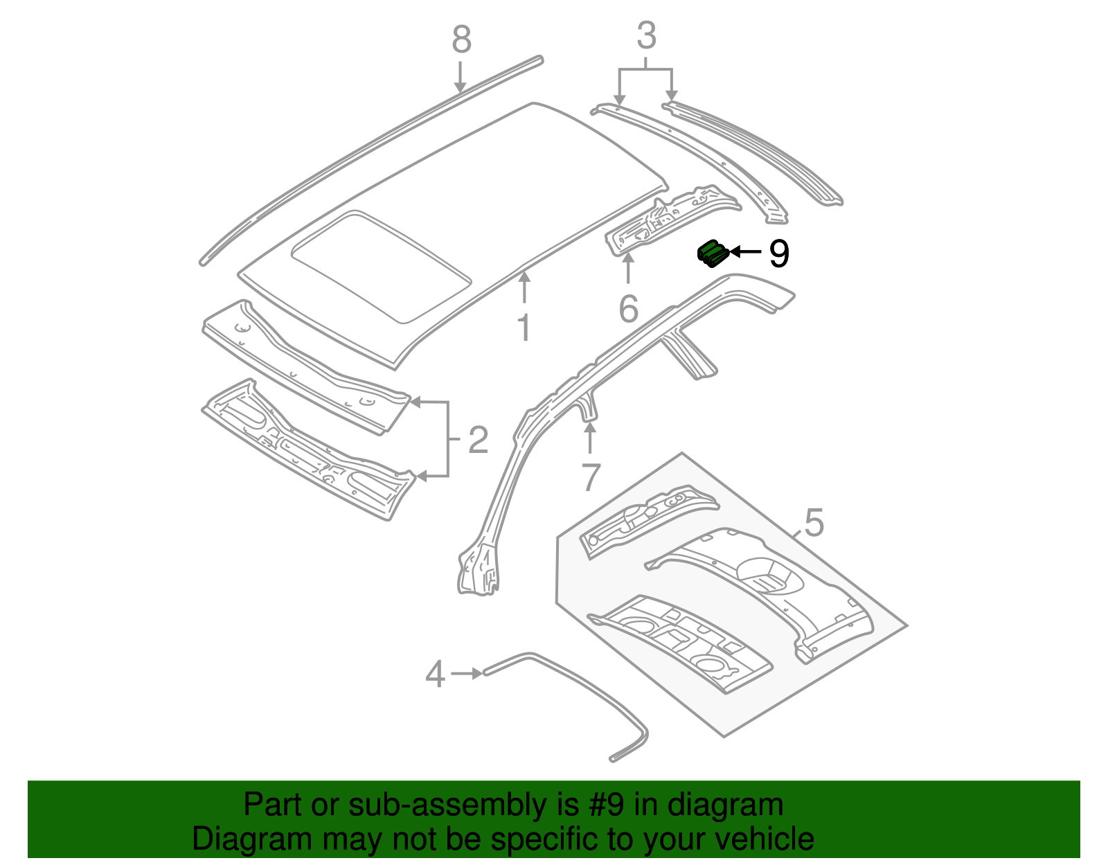 Genuine BMW 51-13-8-177-848 | Roof Molding Clip | FREE Shipping on Most ...