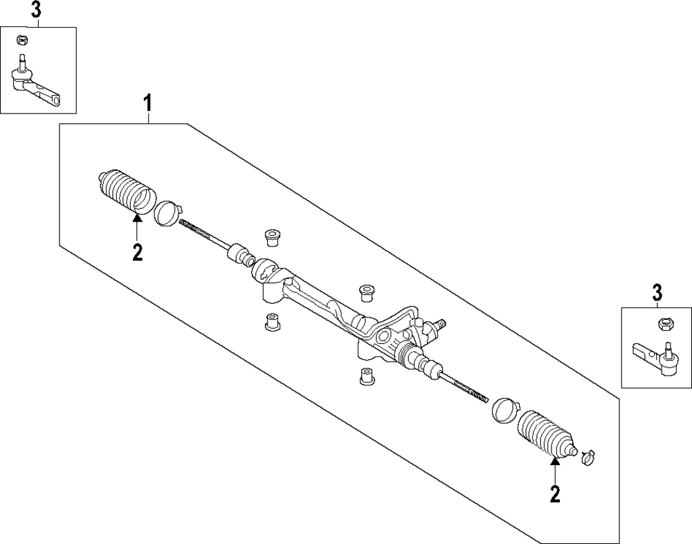 2023-2024 Toyota RAV4 Rack Assembly 44250-42191 | Toyota Parts Center