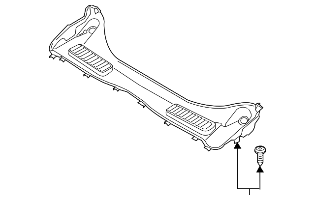 2013-2019 Ford Escape OEM NEW 2013-2019 Ford Escape Grille - Cowl Top ...