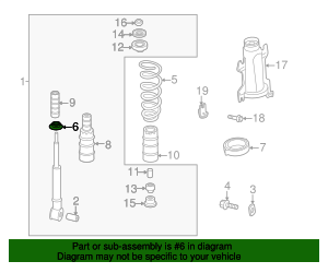Genuine Shock Absorber Ring for 32022247 | Over 30% Off All Genuine ...