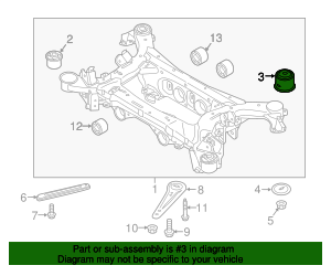 2018-2020 Genesis G80 Bushing Cross-member 55428-B1200 | OEM Parts Online