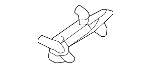 LR061147 - Roof Weather-Strip Retainer - 2015-2023 Land Rover Discovery ...